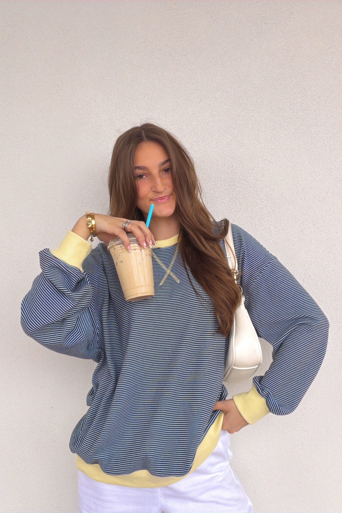 Daydreamer Stripe Pullover – Chasing Bliss Boutique