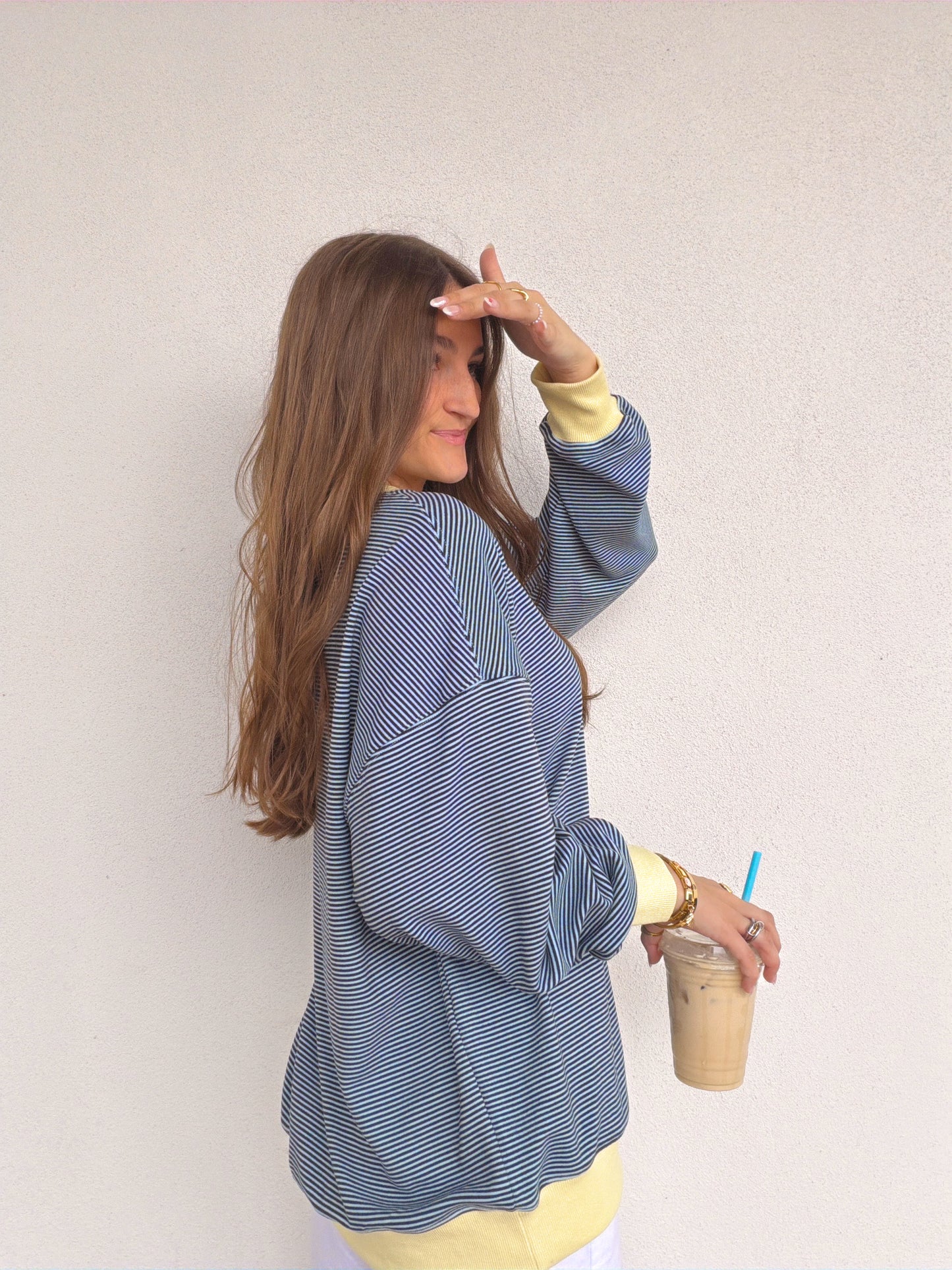 Daydreamer Stripe Pullover – Chasing Bliss Boutique